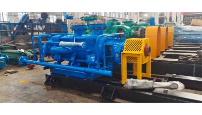 China 55m3/h Horizontal Multistage Centrifugal Pump Industrial Hot Water Boiler Feed 9.36MPa for sale