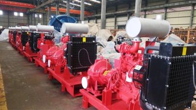 China Horizontal Split Case Fire Fighting Water Pump 750-1000gpm 90-160m Head for sale