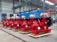 China Diesel Engine Driven Fire Water Booster Pump 500-750gpm 60-100m Head Split Case for sale