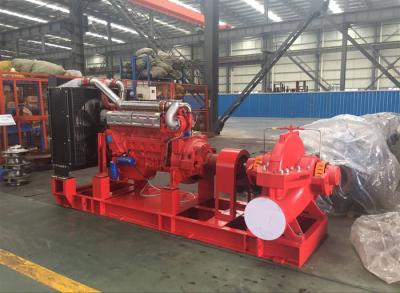 China Double Suction Split Case Fire Pump 2000-3500 GPM 80-160m NFPA20 UL FM for sale