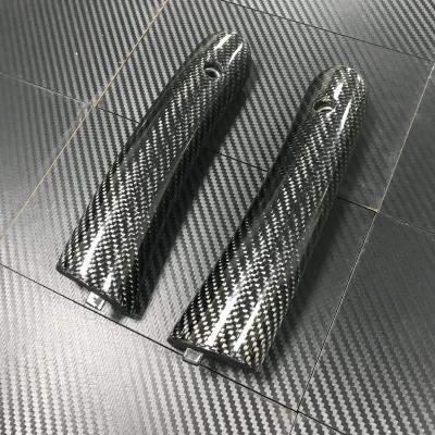 China Laminated Custom Carbon Fiber Parts Steel 3K  Carbon Fiber Door Handles for sale