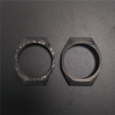 China Black Color CNC Carbon Fiber Parts Watch Sport / Case Light Weight High Strength for sale