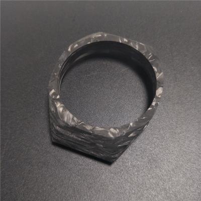 China Automatic Carbon Fiber Watch Cnc Machining Parts Forged Surface Customize Design for sale