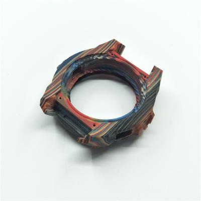 China Customized Watch Case CNC Carbon Fiber Parts , High Precision Machining Small Size for sale