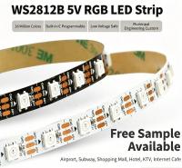 China 5050 Low Voltage 5V Color Changing 30/60 / 90 Light Bar Closet Ambiance Full Color Running LED Light Strip for sale