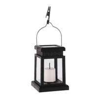 China Solar Hanging Candle Lantern Waterproof Outdoor Umbrella Light Vintage Clip Lamp for Garden Teahouse Pathway Lawn Yard Lounge for sale
