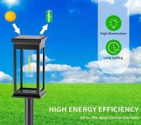 China Solar Lawn Light Decoration Garden Hollow Lawn Lamp Outdoor Solar Garden Pathway Waterproof LED Light for sale