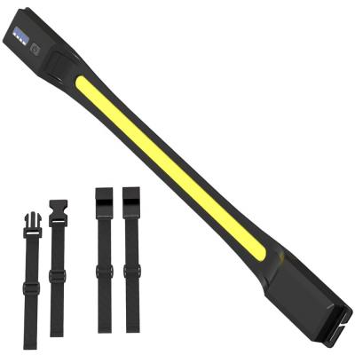 China Super Bright COB Strong Light Maintenance Silicone Work Lamp USB Charging Outdoor Camping Built-in Battery Chest Running Lamp for sale