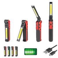 China Rechargeable COB Work Lamp Inspection Lamp Handheld Foldable Multifunctional Portable Auto Repair Lamp LED with Magnet for sale