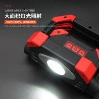 China Outdoor Lighting Work Lamp COB Emergency Charging Tent Rotating Lamp Folding Floodlight Work Lamp Supplier for sale