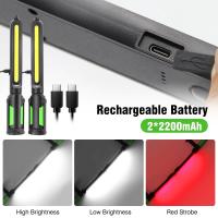 China Cross-border New Multi-function Work Lamp COB Charging Repair Lamp Portable Rotating Folding Magnetic High-bright Work Lamp for sale