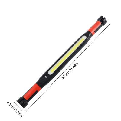 China LED Magnetic Tape Double Hook Foldable Rotating Work Lamp Outdoor COB Flashlight Charging Long-lasting Emergency Light for sale