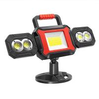 China 2025 Hot Sale Three-page Lamp Rotating Folding Mobile Charging Strong Magnetic Adsorption Car Inspection Lighting Work Lamp COB for sale