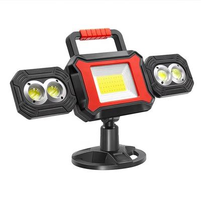 China 2025 Hot Sale Three-page Lamp Rotating Folding Mobile Charging Strong Magnetic Adsorption Car Inspection Lighting Work Lamp COB for sale