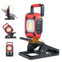 China High-bright LED Charging Work Lamp with Magnet on the Bottom, Foldable Auto Repair Lamp, Cross-border Hot Sale 2025 New Model for sale