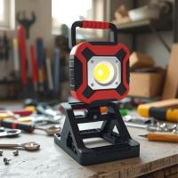 China High-bright LED Charging Work Lamp with Magnet on the Bottom, Foldable Auto Repair Lamp, Cross-border Hot Sale 2025 New Model for sale