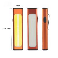 China Factory Direct Sale Rechargeable Lithium Battery Strong Magnetic COB Flashlight Car Inspection Car Lamp Rectangular Work Lamp for sale