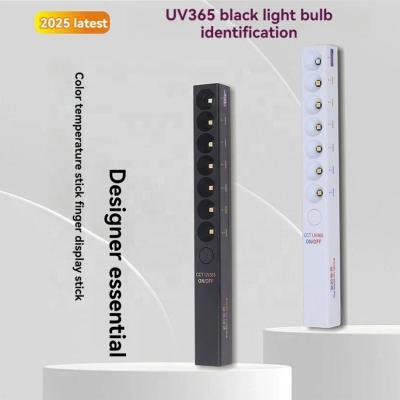 China Designer Color Temperature Stick Portable UV365 Detection Lamp Magnetic Material Selection Decoration Color Temperature Lamp for sale