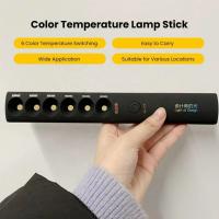 China Cross-border Hot Selling Color Temperature Stick 6 Kinds of Color Temperature Adjustment Multi-function Lighting Working Lamp for sale
