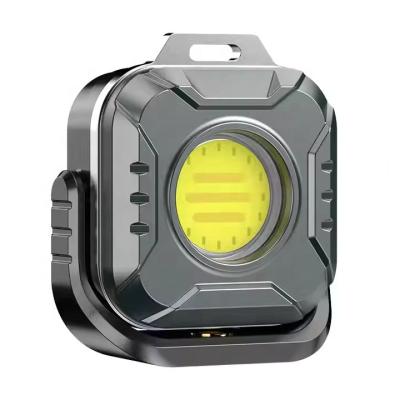 China New Popular 500 Lumens Portable Mini Handy COB Torch Light Magnetic Rechargeable Small EDC Pocket Emergency Flashlight for sale
