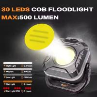 China New Popular 500 Lumens Portable Mini Handy COB Torch Light Magnetic Rechargeable Small EDC Pocket Emergency Flashlight for sale