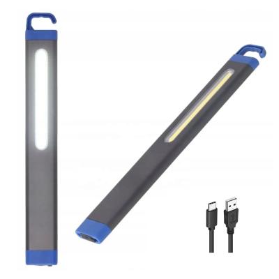China 2025 New  Inspection Lamp Hook Pocket Lamp Portable Ultra-thin Floodlight Red and Blue Dual Flashing Magnetic Mini Work Lamp for sale