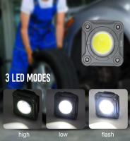China Hot Selling Outdoor Emergency MultiFunction Portable Work Led Light Magnetic Rechargeable Led Work Light With Hooks for sale