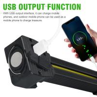 China USB Rechargeable Magnetic 7th Gear Dimming Gym Lamp for Posing Handheld COB Work Light With 180 Degree Folding for sale