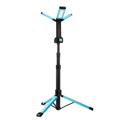 China Dimmable 2000 Lumen LED Portable Tripod Magnetic Work Light Adjustable Color Temperature USB Recharge Light with Telescoping for sale