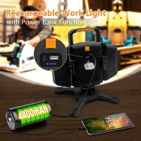 China Hot Selling New 3000lm Rechargeable Multifunctional Vertical Folding Work Light for sale