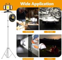 China Hot Selling New 3000lm Rechargeable Multifunctional Vertical Folding Work Light for sale