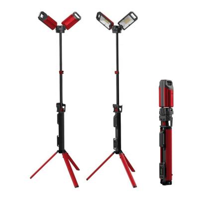 China Hot Selling Portable Tripod Stand Floor Type Rechargeable Work Flood Lights for sale