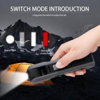China Hot Selling Car Repair LED Work Light USB Charging Strong Magnetic Emergency Light Folding Repair Light for sale