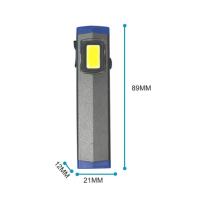 China New Portable COB Strong Magnetic Lamp Handheld Led 3W Rechargeable Mini Work Light Hand Torch for sale