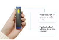 China New Portable COB Strong Magnetic Lamp Handheld Led 3W Rechargeable Mini Work Light Hand Torch for sale