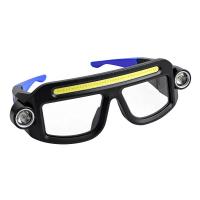 China Multifunctional Glasses Light USB Charging Warning Compact Portable Hanging Ear Headlight Outdoor Hiking Lighting Headlight for sale