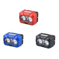 China Outdoor Portable Mini ultra Bright Sensor Head Mounted Spotlight Multi Light Source Lighting Camping Light for sale