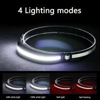 China Usb Charging Running Lamp Wholesale COB Working Lamp Outdoor Camping Headband Omnidirectional Head Lamp for sale