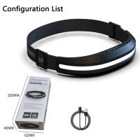 China Usb Charging Running Lamp Wholesale COB Working Lamp Outdoor Camping Headband Omnidirectional Head Lamp for sale