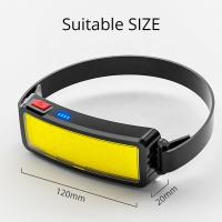 China Hot sale new strong light focus COB wide angle outdoor camping headlight for sale