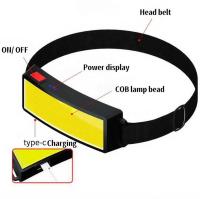 China Hot sale new strong light focus COB wide angle outdoor camping headlight for sale