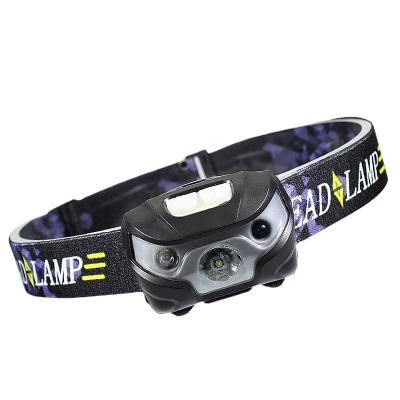 China New Led Sensor Function Head Lamp Outdoor Cycling Fishing Lamp Camping Head Lamp for sale
