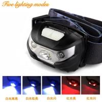 China New Led Sensor Function Head Lamp Outdoor Cycling Fishing Lamp Camping Head Lamp for sale