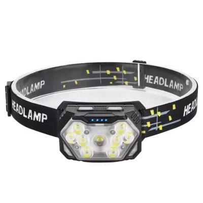 China Manufacturer Wholesales New Induction Headlights With Strong Light LED for Outdoor Cycling, Flood Warning Running Headlights for sale