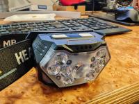 China Manufacturer Wholesales New Induction Headlights With Strong Light LED for Outdoor Cycling, Flood Warning Running Headlights for sale