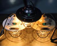China Source Factory Wholesale New Outdoor Portable Hanging Light Waterproof USB Rechargeable Lantern LED Camping Tent Lamp for sale