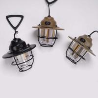 China Source Factory Wholesale New Outdoor Portable Hanging Light Waterproof USB Rechargeable Lantern LED Camping Tent Lamp for sale