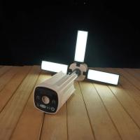 China Source Factory Camping Light Three-leaf Flip Portable Flashlight Hanging Lamp Foldable Household Tent Lamp Camping Lamp for sale