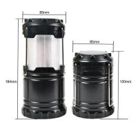 China 2023 New Telescopic Convenient Hook Lantern Dual Color Flame Flashing Torch Lantern Classic Mini Tent Light for sale