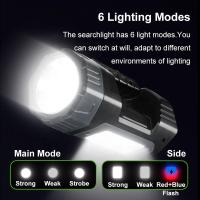 China High Quality Ultra Bright Long Shot Led White Laser Usb Charging Long Life Outdoor Zoom Multi-Functional Flashlight for sale